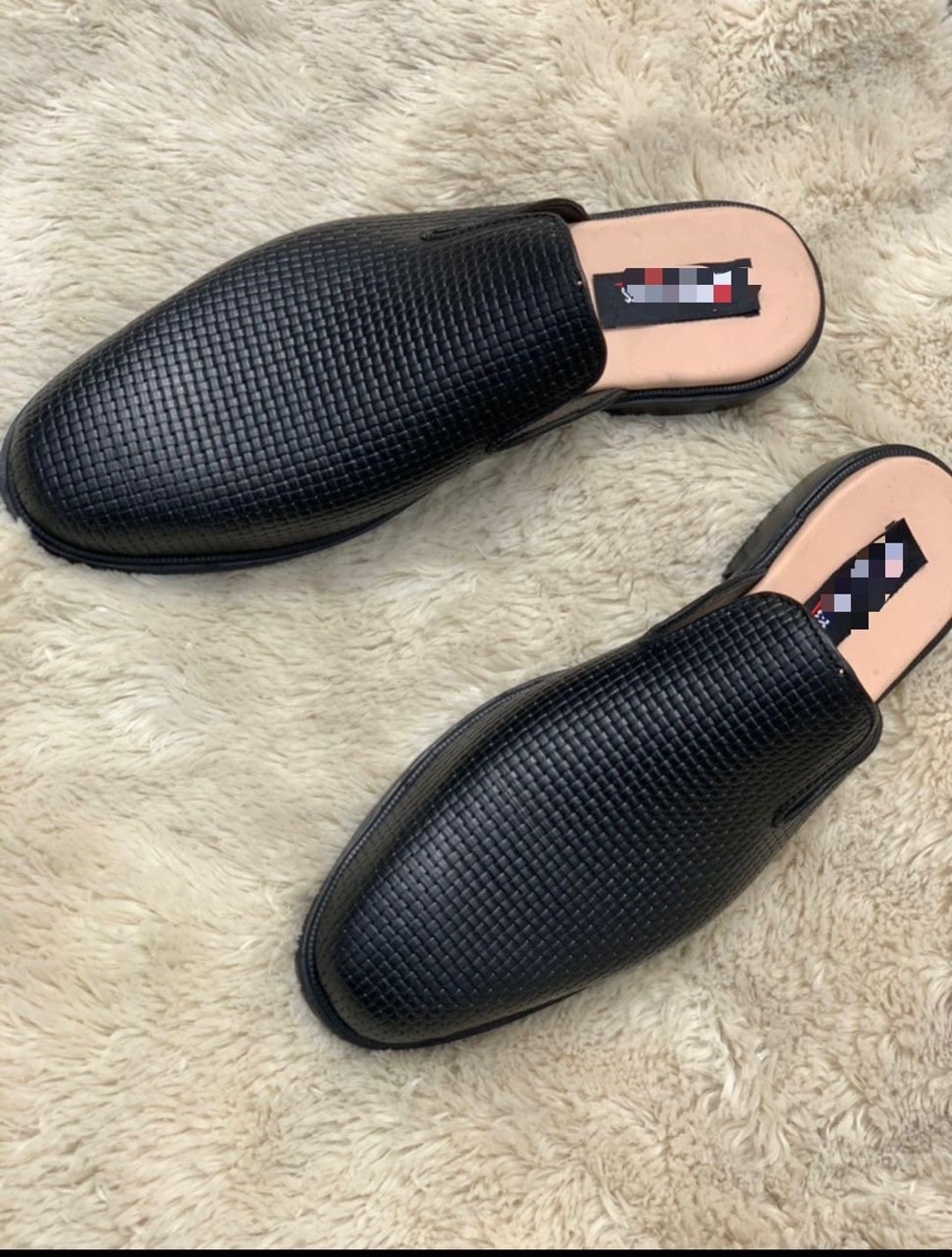 Men’s Handmade Backless Slip on Mule Loafers Shoe - Etsy