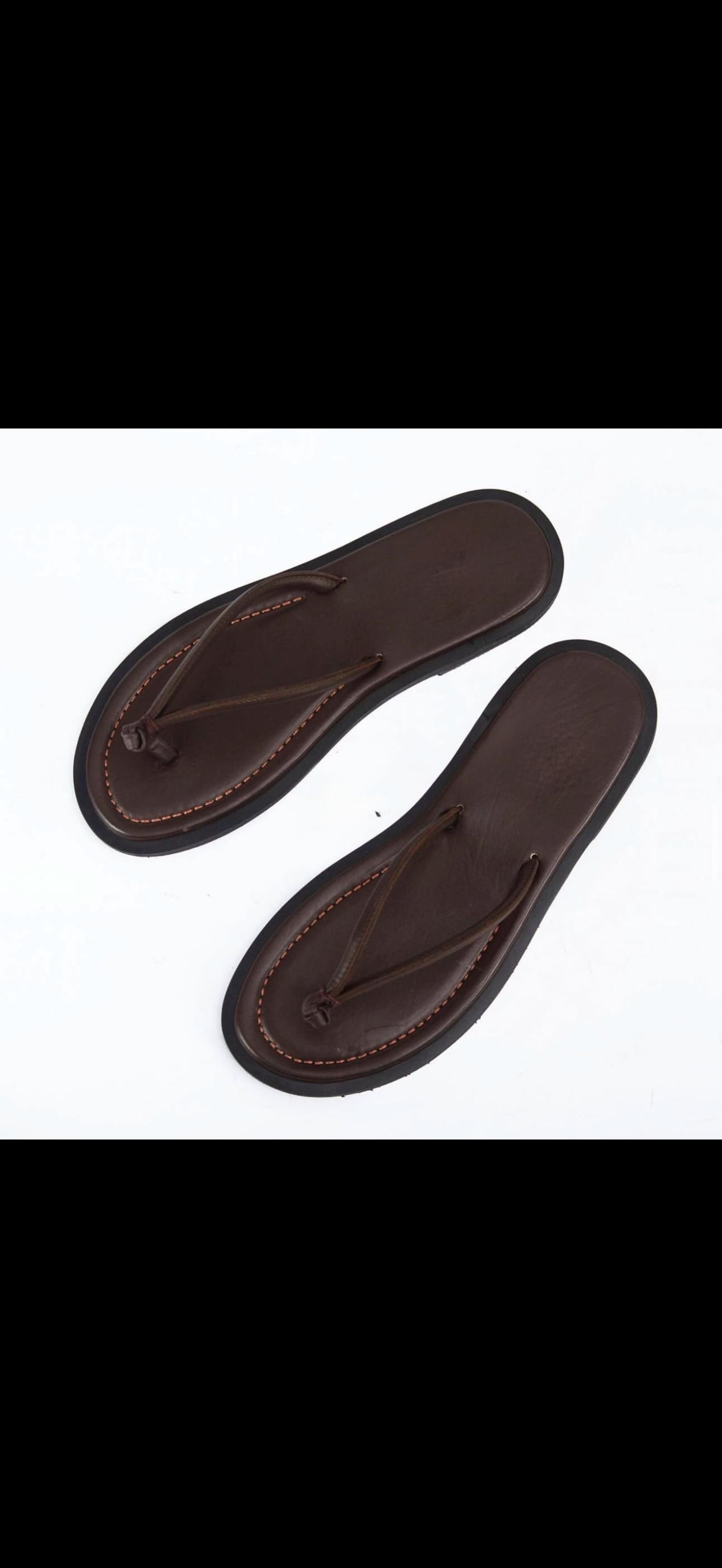 Sandalias de dedo de piel para hombre, estilo chancla, minimalistas ...