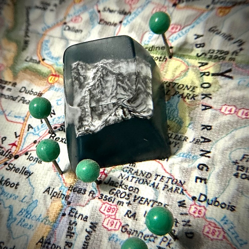Mountain Keycap - Etsy