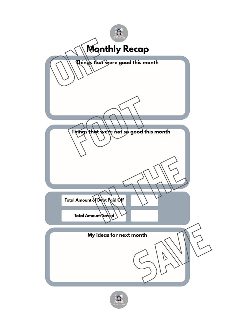 Monthly Budget Planning Pack - Etsy