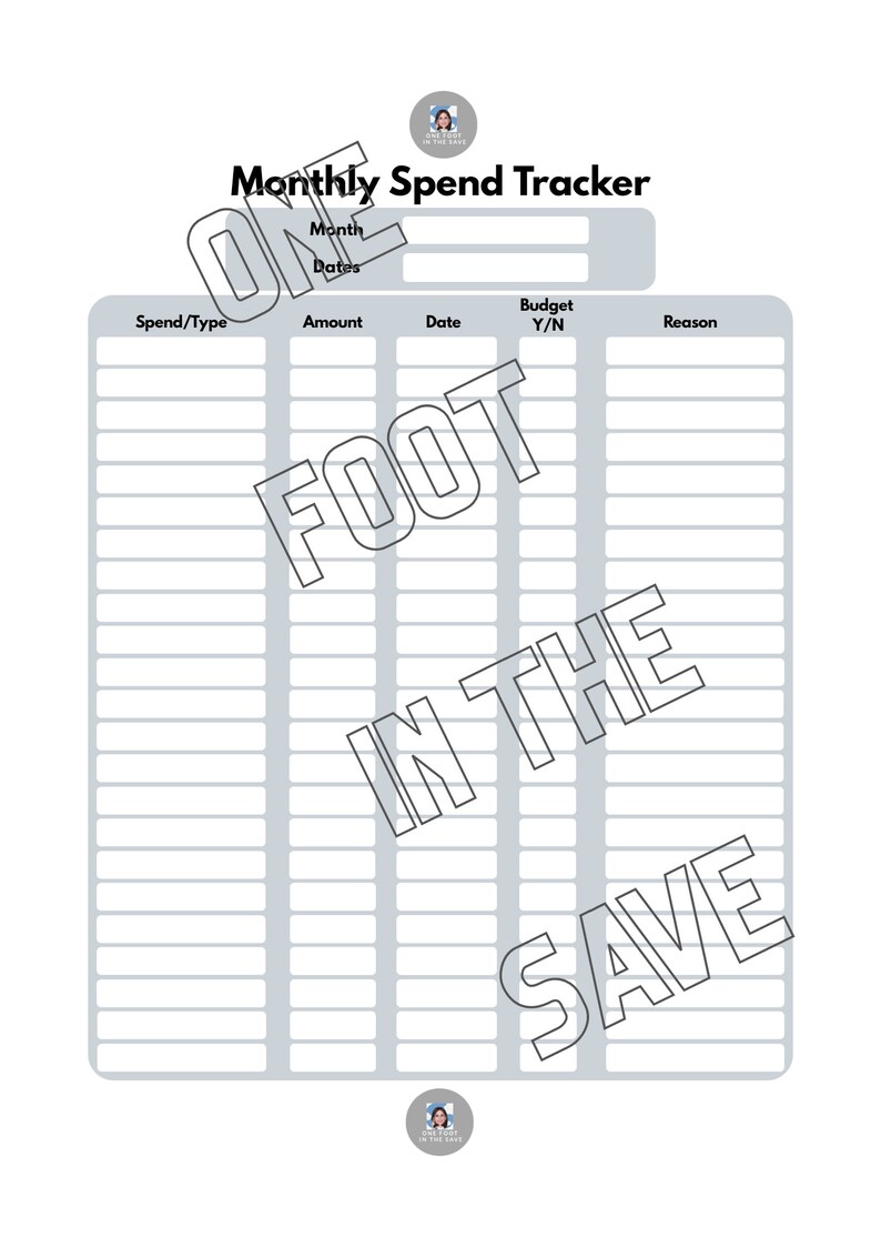 Monthly Budget Planning Pack - Etsy