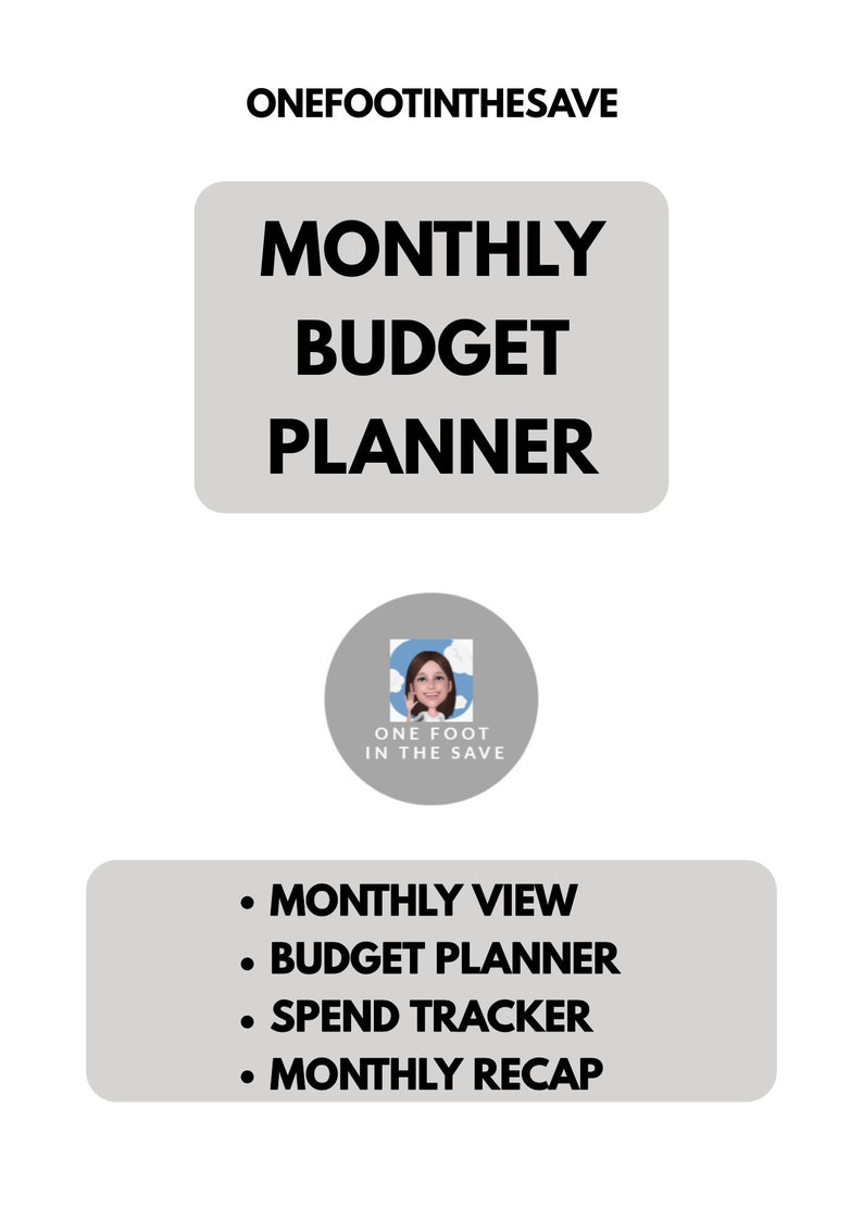 Monthly Budget Planning Pack - Etsy Ireland