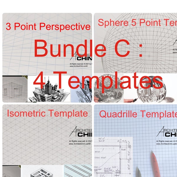 Drawings Perspective Grid - Etsy