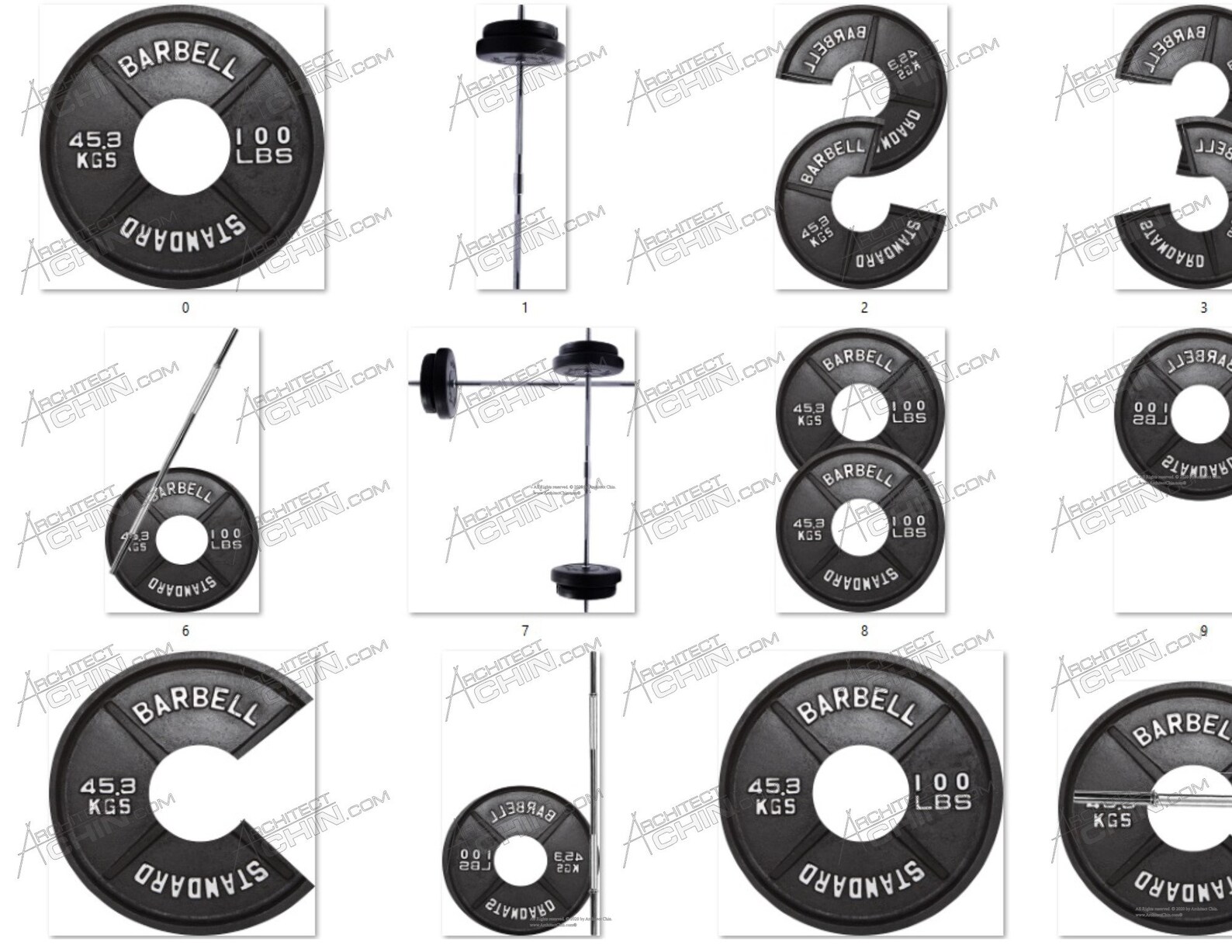 Gym Font, Gym Letters Alphabet, Workout Letters, Barbell Font, Weight ...