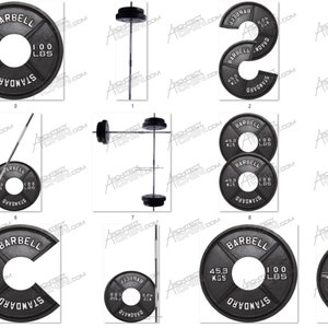 Gym Font, Gym Letters Alphabet, Workout Letters, Barbell Font, Weight ...