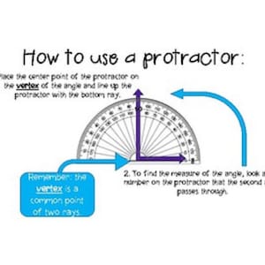 Protractors, Ruler, Geometry, Templates, Stencil, Printable, Drawing ...