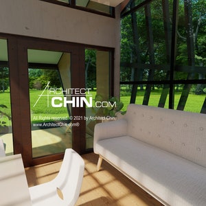 Container Cabin Plan, 8' X 20', 284 SF, 2 Loft Beds, Cabin Plan, Office ...