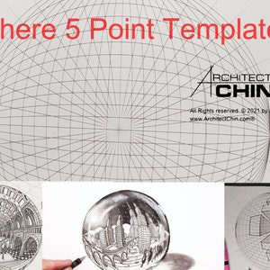 Bundle C: 3 Point Perspective, Sphere Grid, Isometric A Grid, Quadrille ...