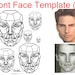 Male Face Template, Male Face Ratio, Male Face Grid, Front Face ...