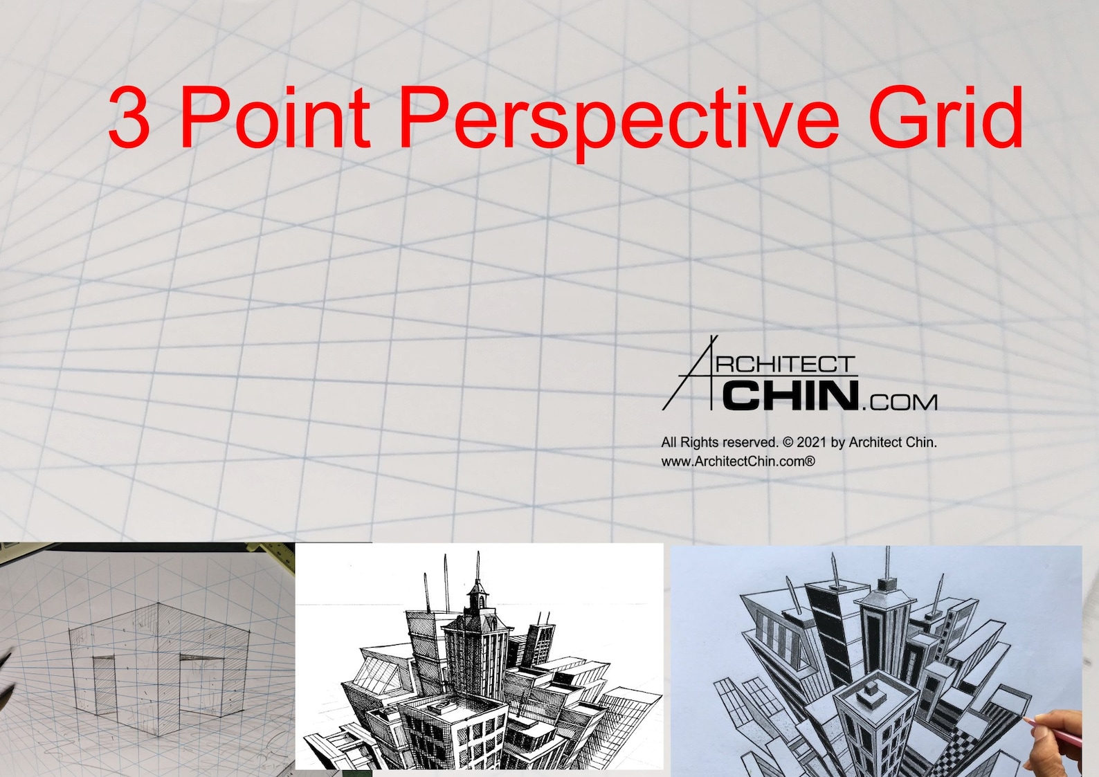 Bundle C: 3 Point Perspective, Sphere Grid, Isometric A Grid, Quadrille ...