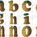Pineapple Letters / Pineapple Alphabet | Digital Download | Printable ...
