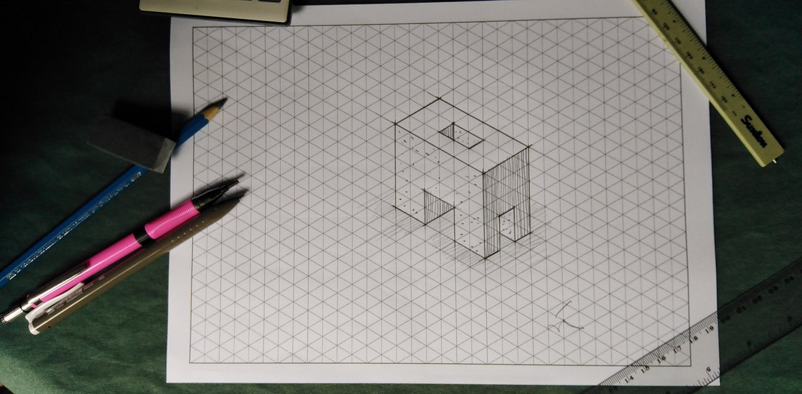 Bundle C: 3 Point Perspective Sphere Grid Isometric A Grid - Etsy