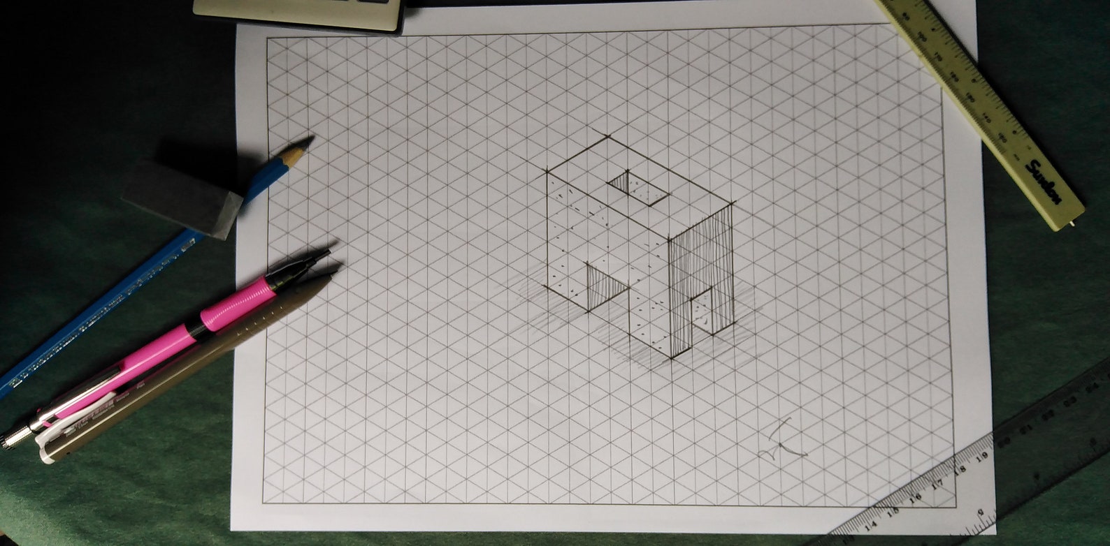 Bundle C: 3 Point Perspective, Sphere Grid, Isometric A Grid, Quadrille ...