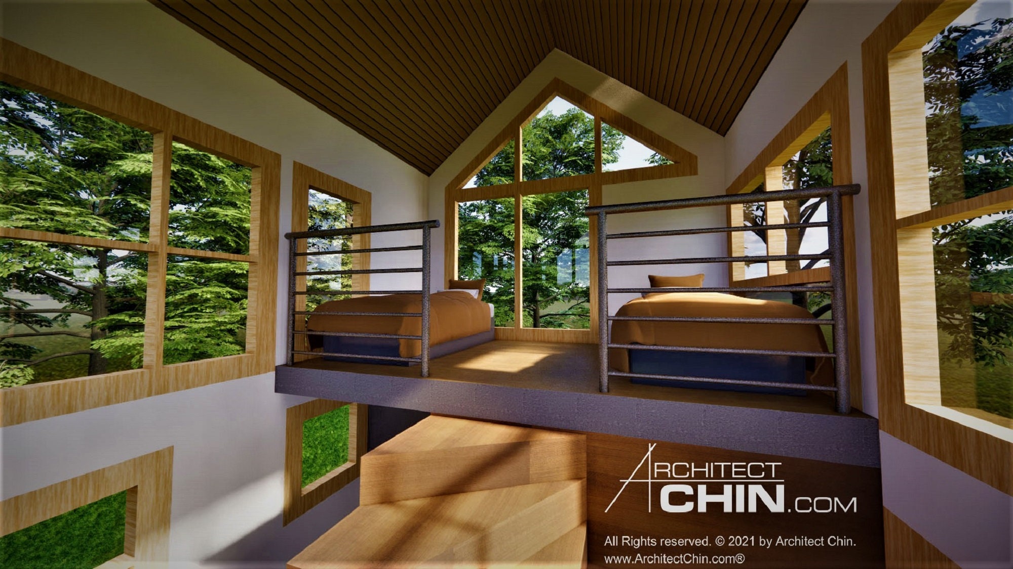 Tiny House Plans, 12’ X 26’, 276 SF, 1 Bed, Tiny House, Cabin Plans ...