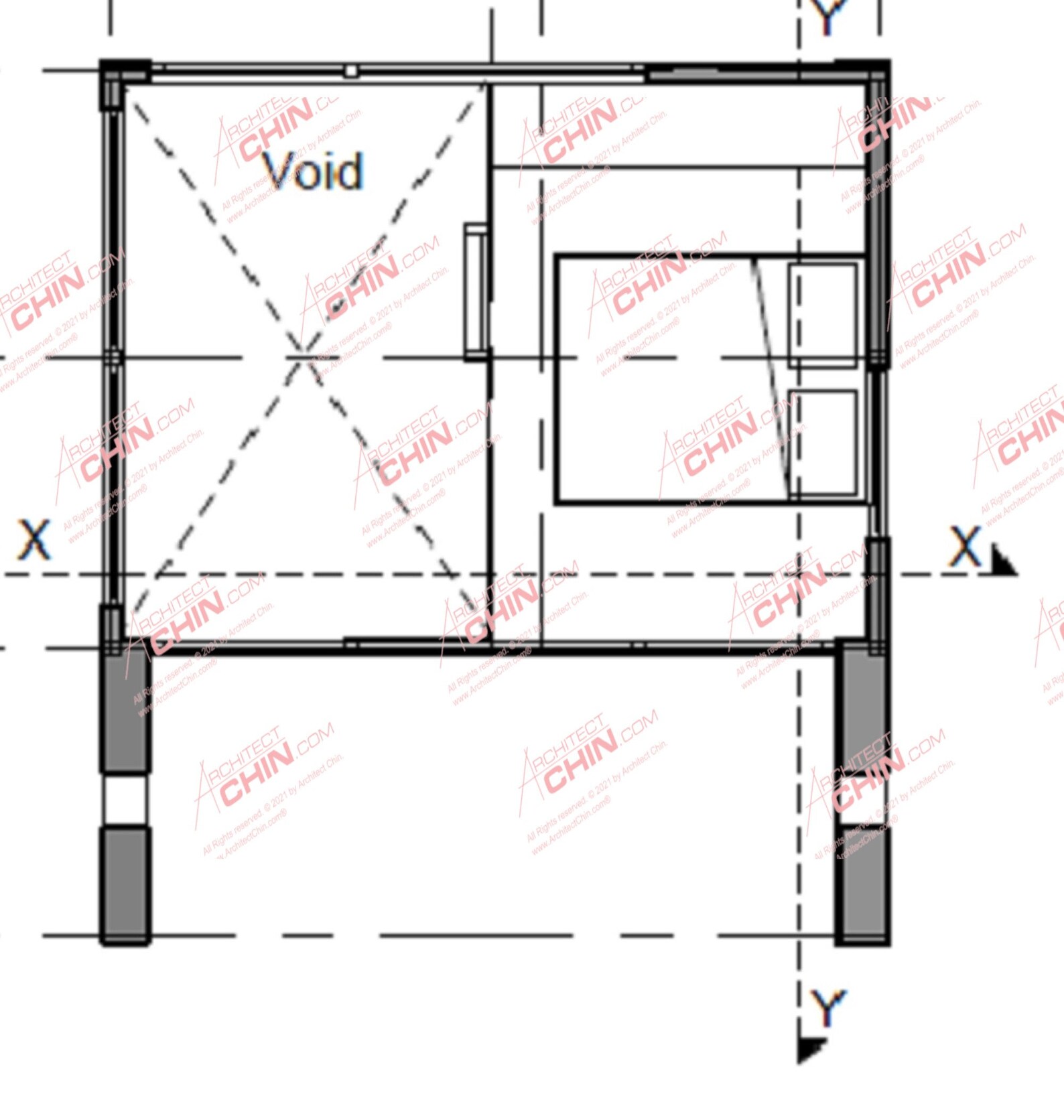 Cabin Plans, 16’ X 18’, 288 SF, 1 Bed, Tiny House Plans, Tiny House ...