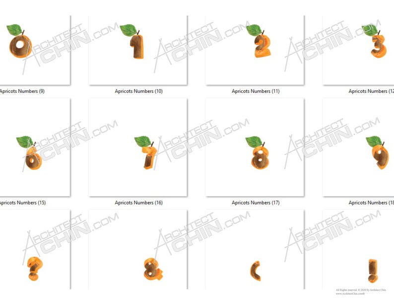 Apricot Font / Letters Alphabet | Alpha Pack Digital Download ...