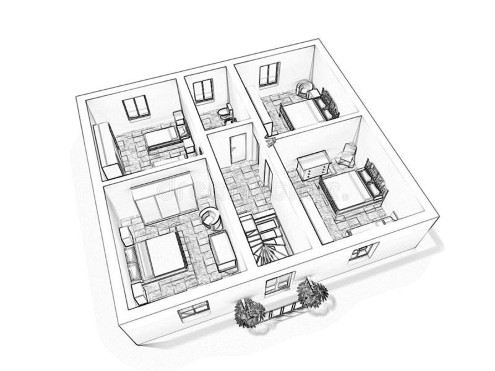 3D Sketch Perspective Grid Printable, Printable Grid, Drawing Grid ...