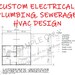 Custom Electrical, Plumbing, Sewerage, HVAC Design - Etsy