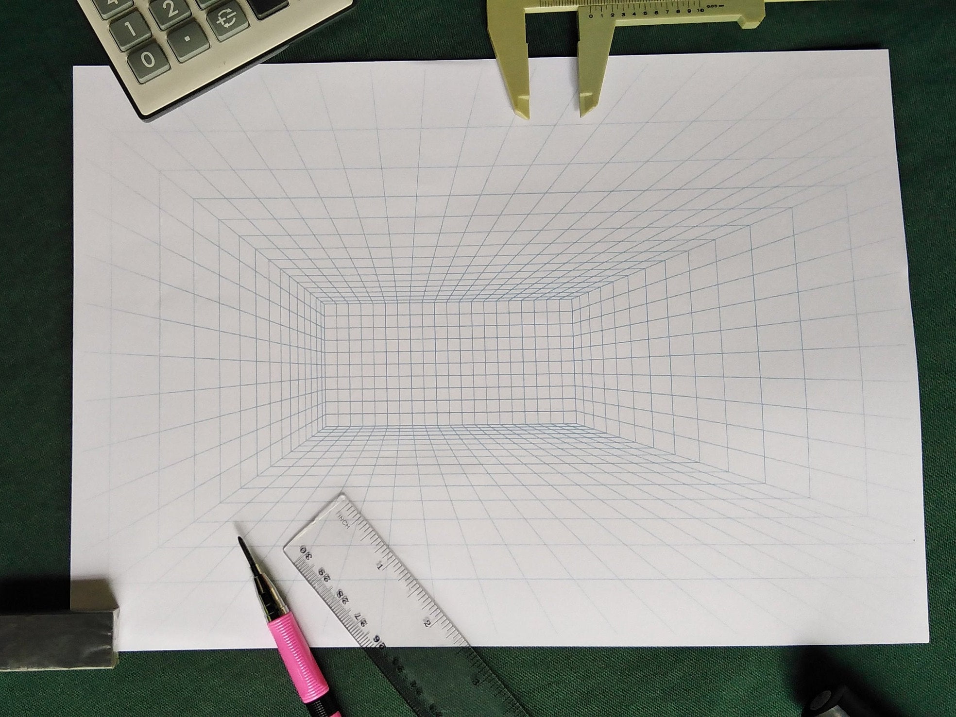 4 Point Perspective Grid