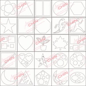 Tracing Stencils, PNG, Colorful Shapes, 25 Pieces, Shape Stencils ...