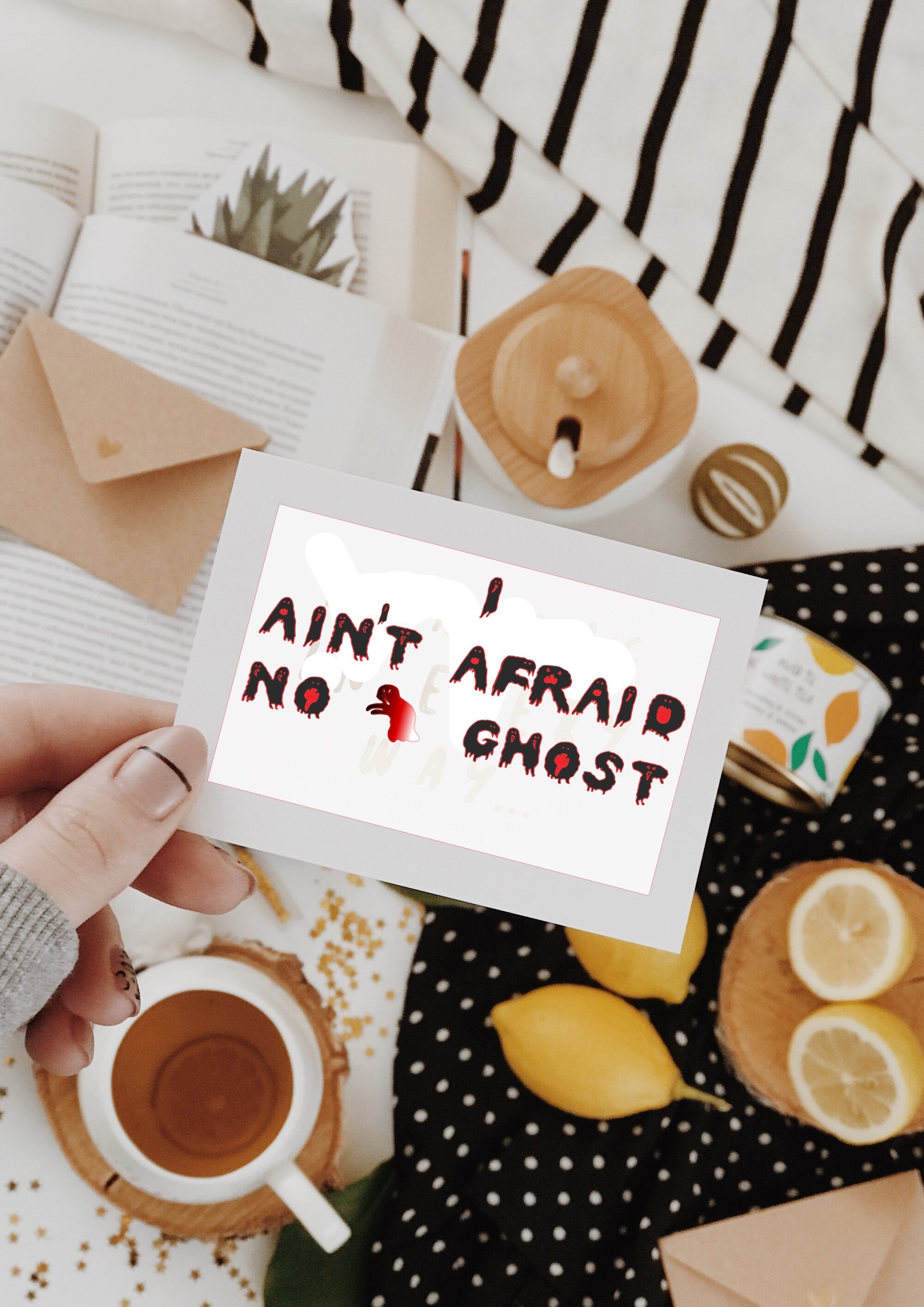 I Aint Afraid No Ghost Printable / PNG SVG | Digital Download / Clip ...