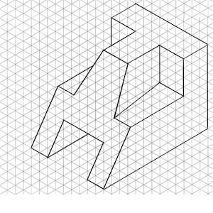 Wide Angle Isometric Grid Printable Template, Isometric Printable Grid ...