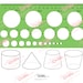 Circle and Oval Templates, 3 PNG, Ellipse Templates, Measuring ...