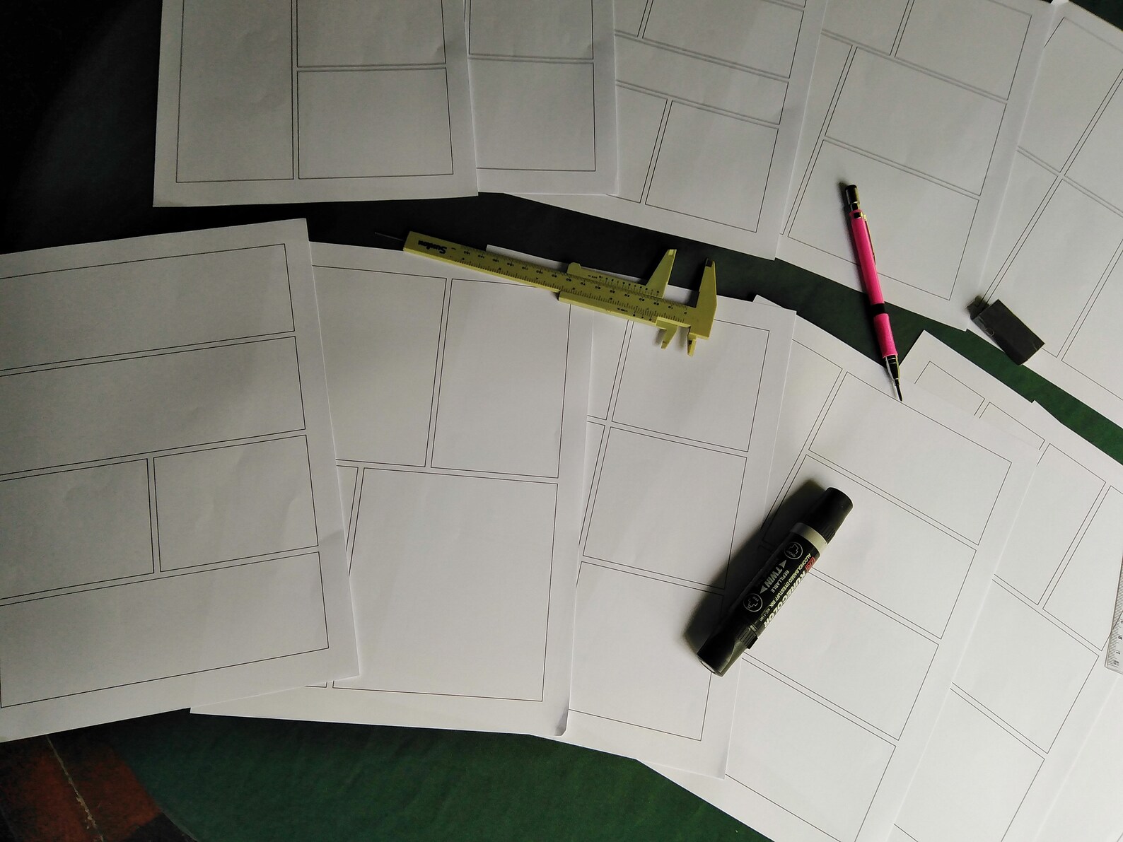 DIY Comic Book Printable Template, Comic Book Printable Grid, Drawing ...