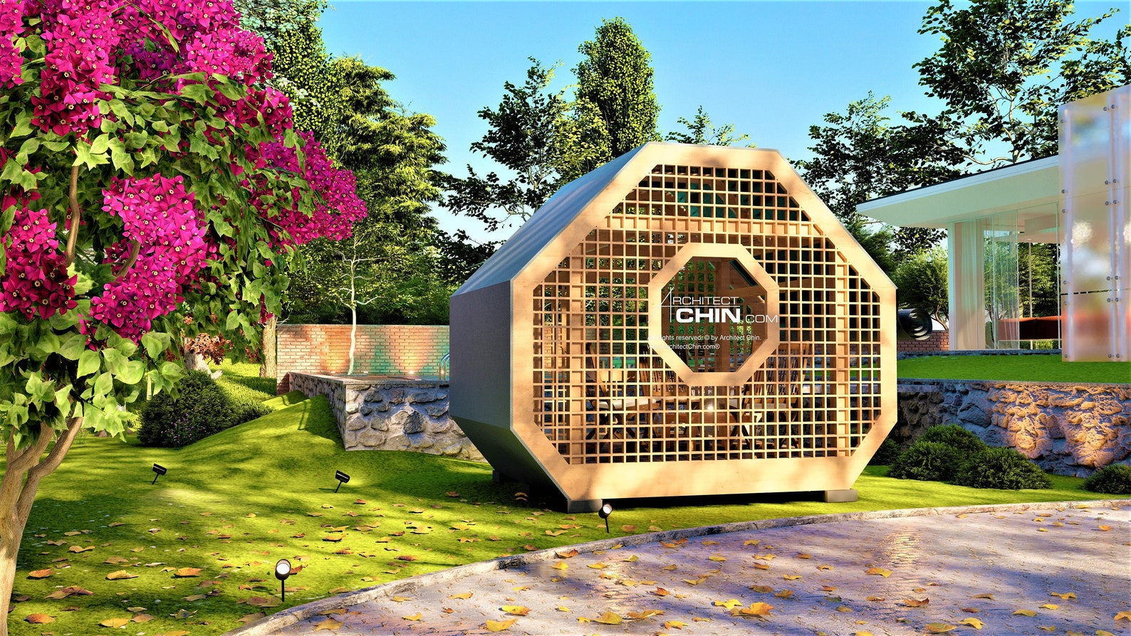 Cabana Plan, 8’W X (8’ to 16’) L X 12’H, 64 to 128 SF, Gazebo Plan ...