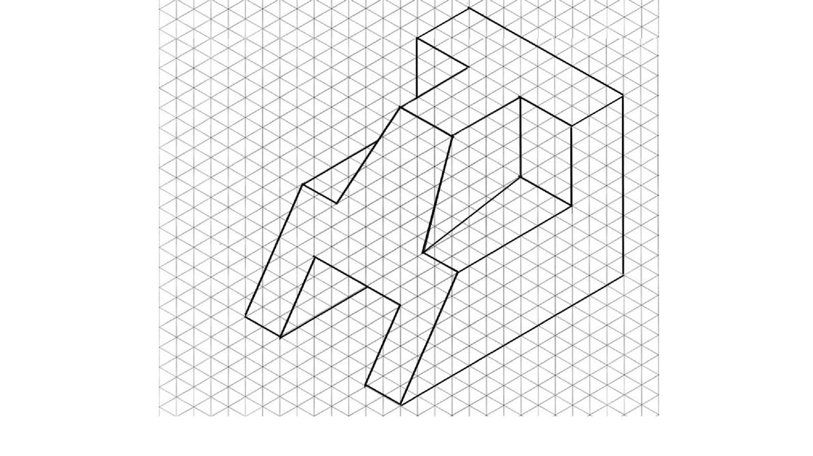 Isometric Grid Printable Template, Isometric Printable Grid, Drawing ...