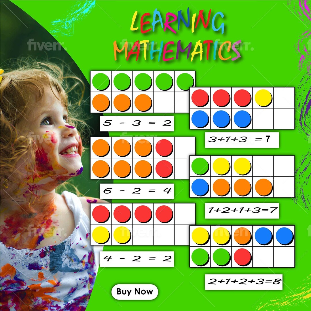 Learning Mathematics, Math Color Discs, Math Games for Kids, Addition ...