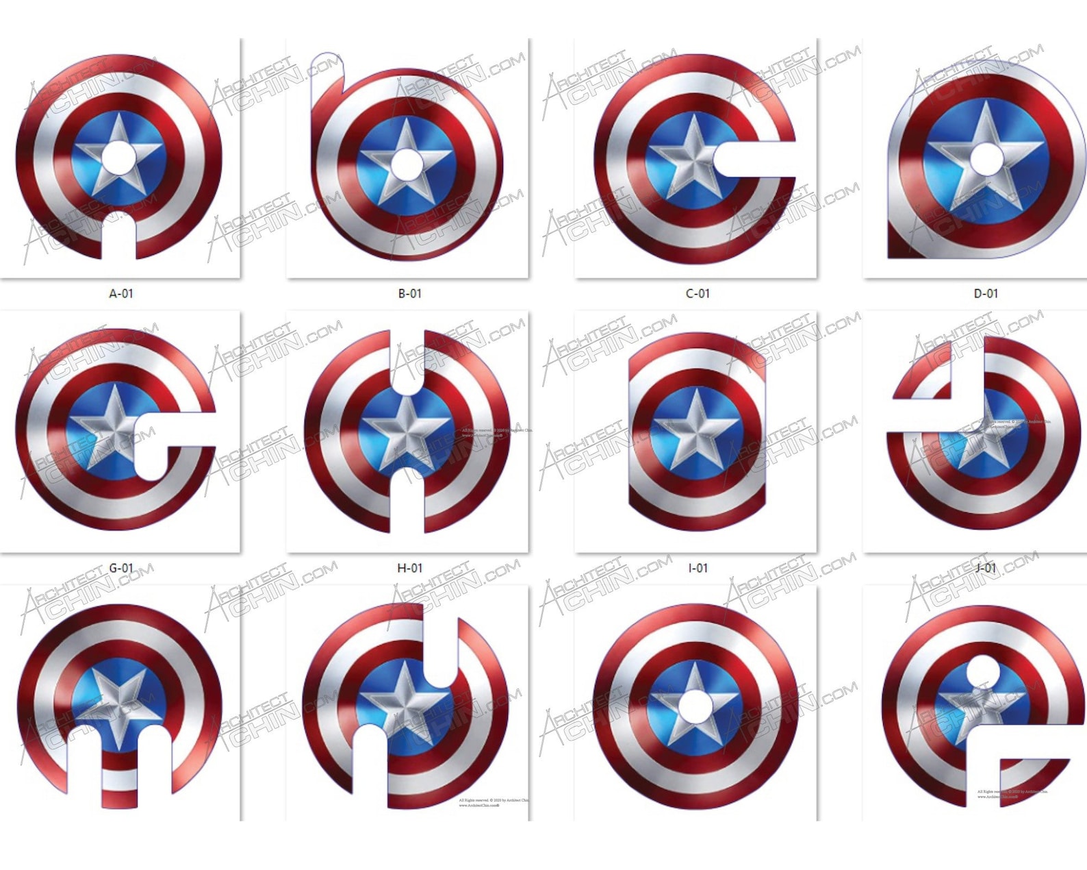 Captain America Font, Captain America Letters Alphabet, Digital ...