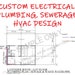Custom Electrical, Plumbing, Sewerage, HVAC Design - Etsy