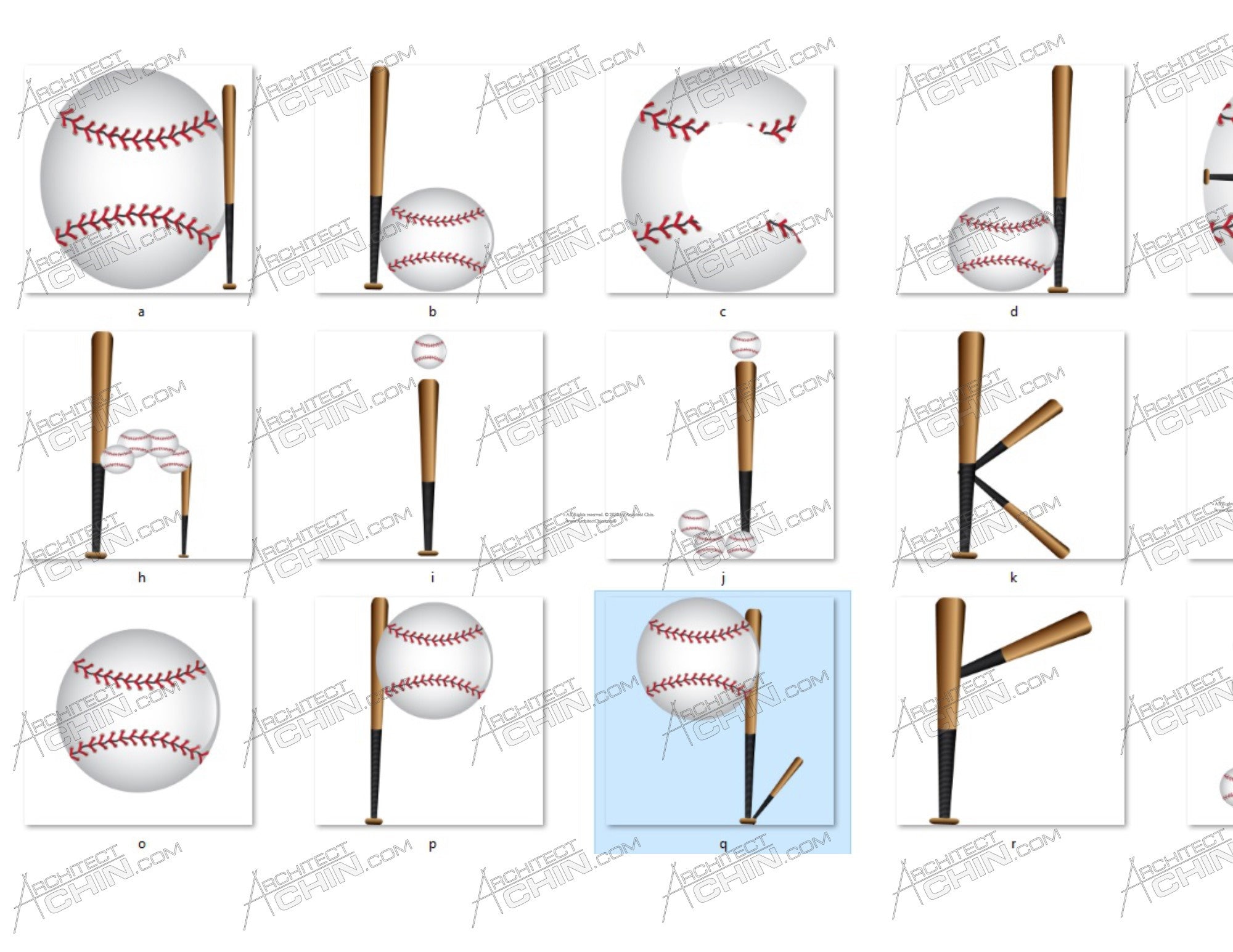 Baseball Font, Baseball Letters Alphabet, Sports Font, Sports Letters ...