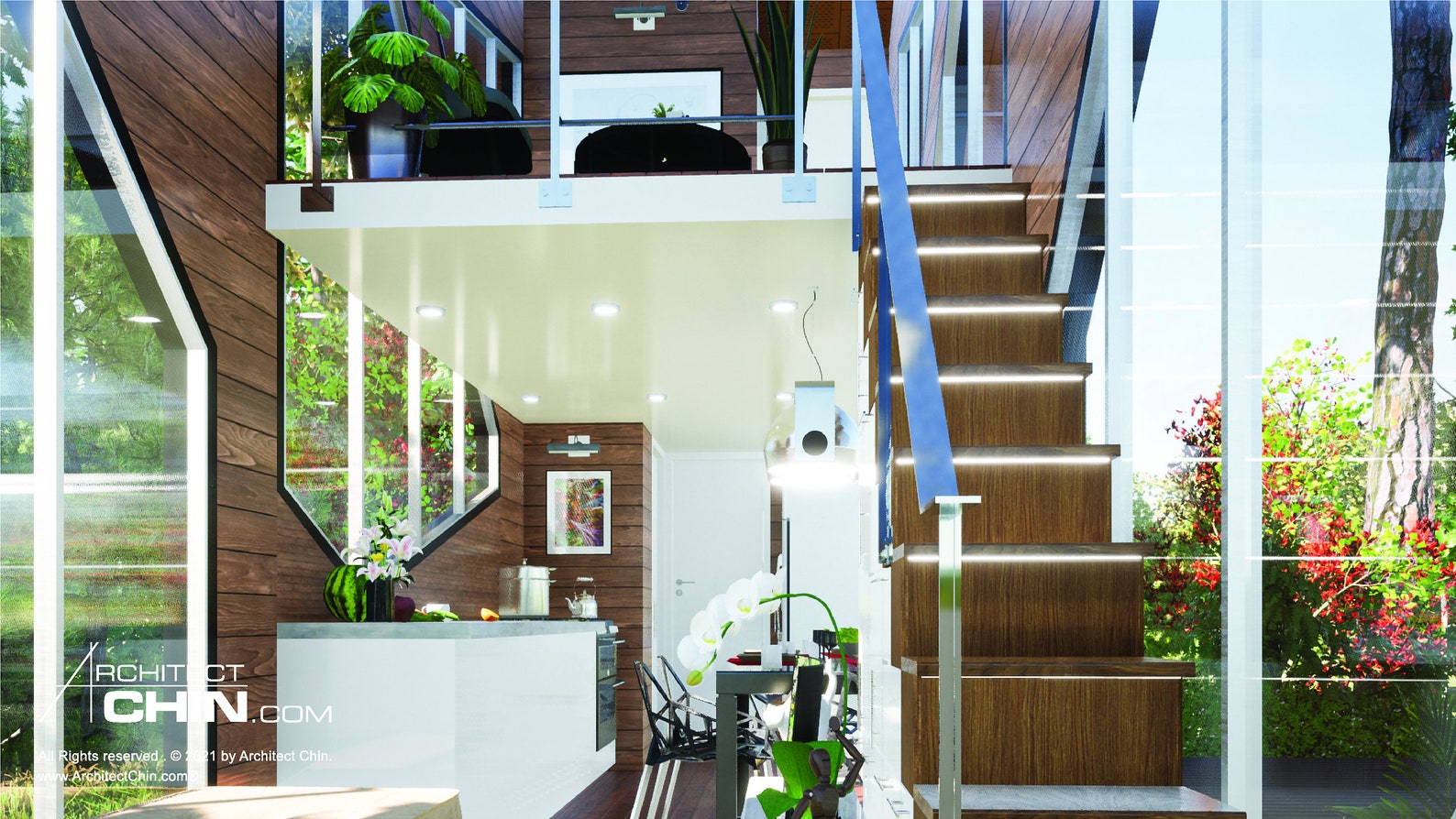 Tiny House 8 X 32 432 SF 2 Beds Cabin Plans Tiny House - Etsy