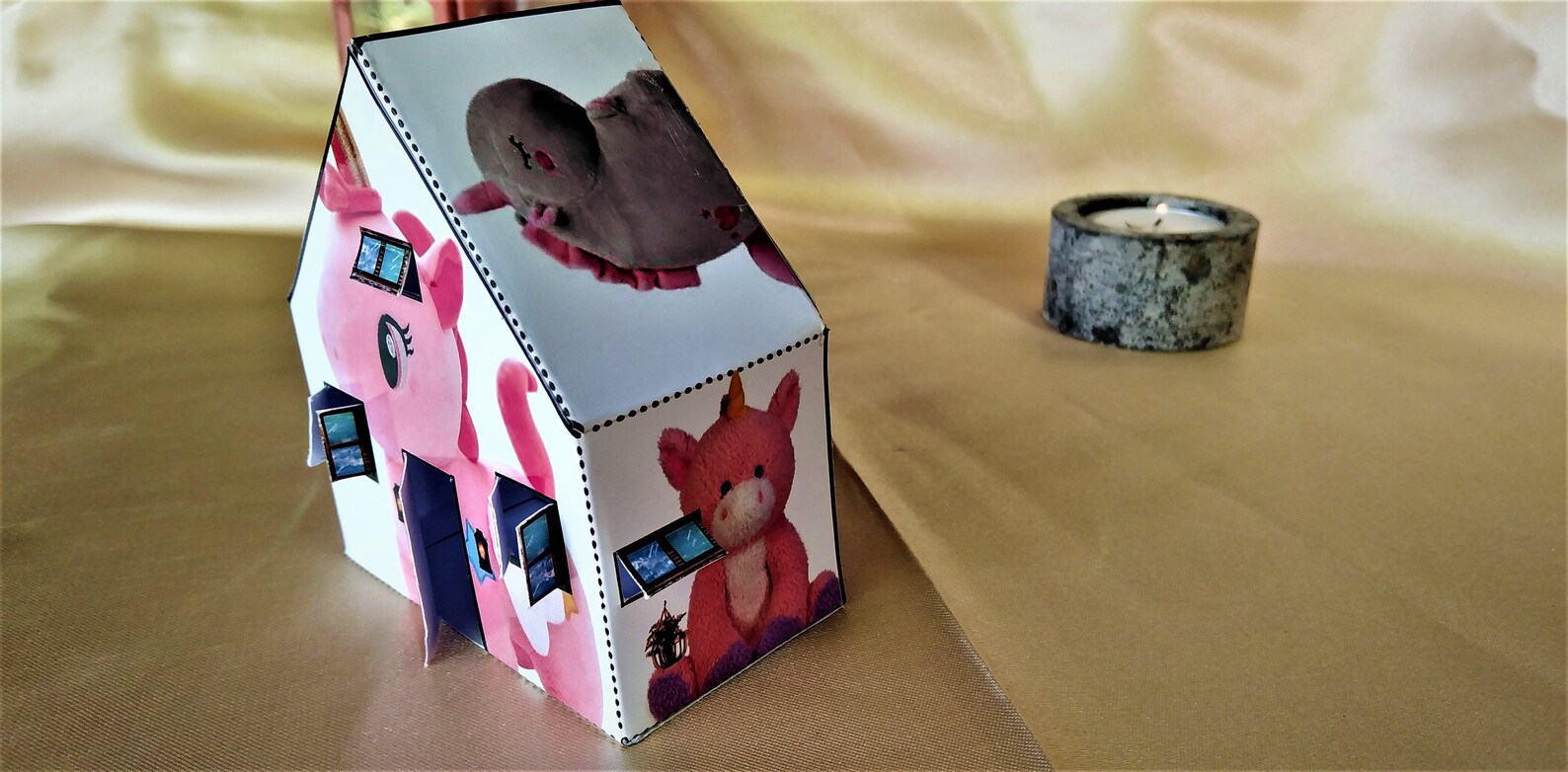 DIY Doll House, Origami, Unicorn Printable Doll House, Paper House ...