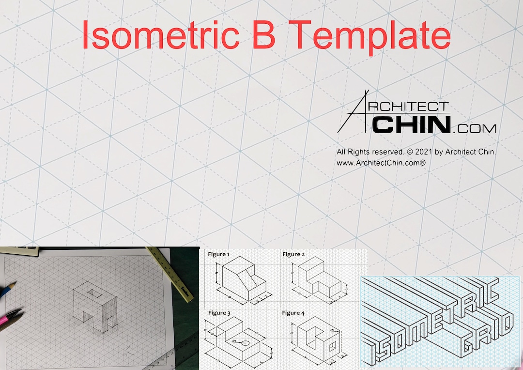Isometric Grid Printable Template, Isometric Printable Grid, Drawing ...