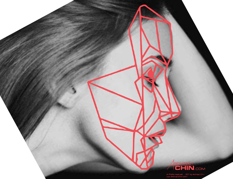 Female Face Template, Female Face Ratio, Female Face Grid, Side Face ...