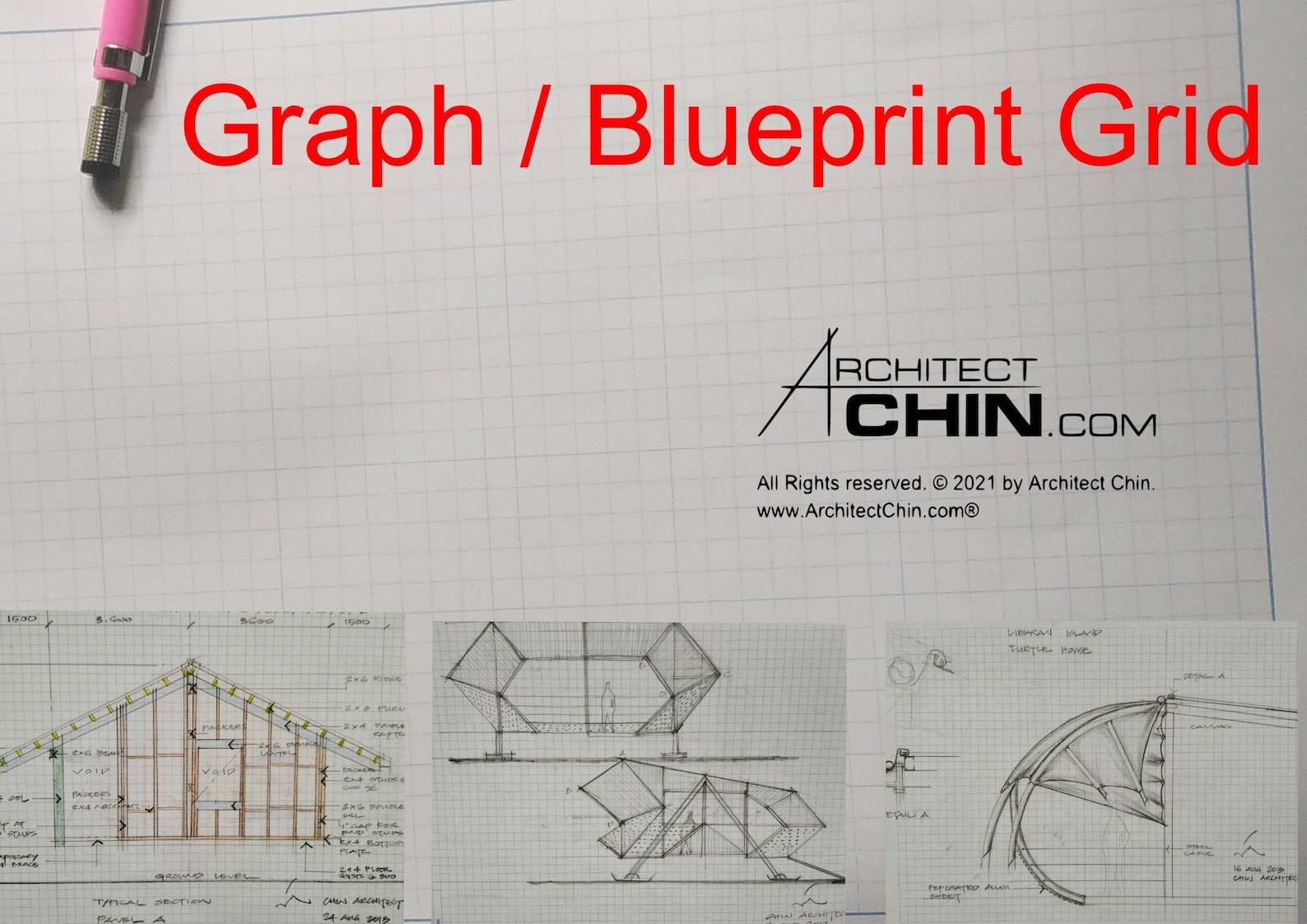 Graph / Blueprint Grid Printable, Graph Printable Grid, Drawing Grid ...
