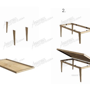 Plywood Ping Pong / Dining Table, Furniture Blueprints, Ping Pong Table ...