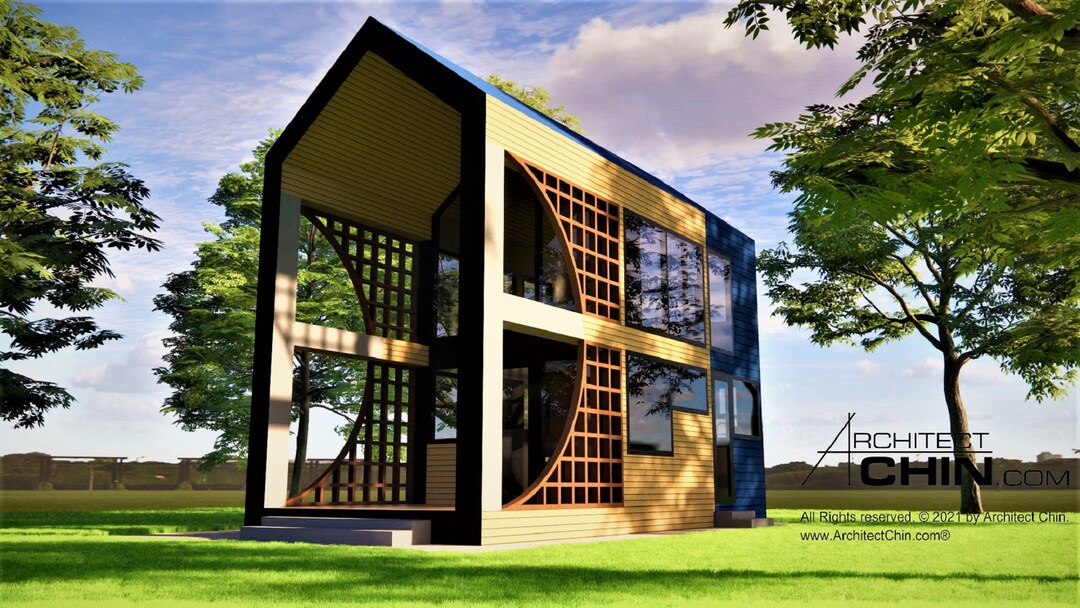 Tiny House Plans, 12 X 26, 276 SF, 1 Bed, Tiny House, Cabin Plans ...