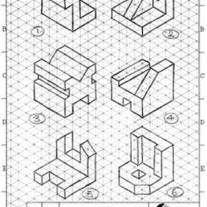 Isometric Grid Printable Template, Isometric Printable Grid, Drawing ...