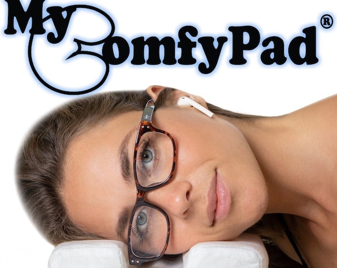 Mycomfypad® Eyeglasses Pillow: Lie on Your Side to Watch TV With ...