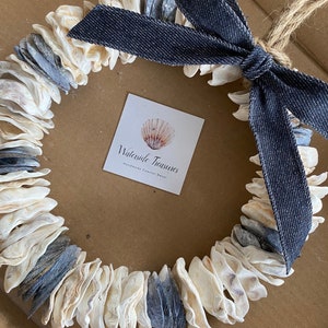 Mussel & Oyster Shell Wreath - Beach Decor , Nautical / Coastal Decor ...