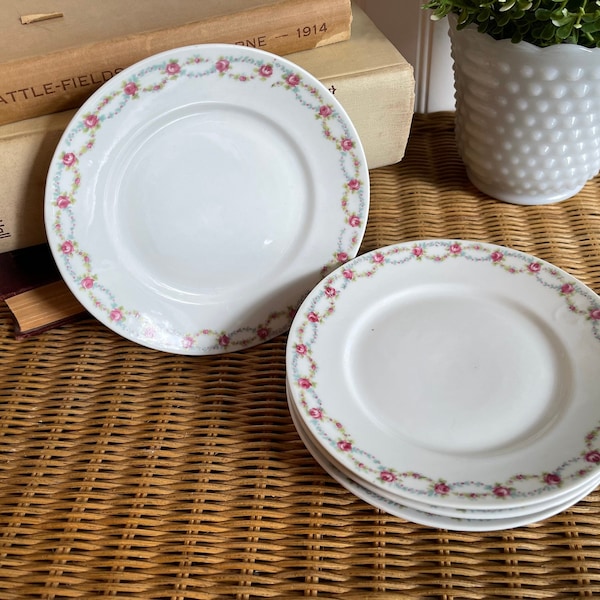 Floral China Plates - Etsy