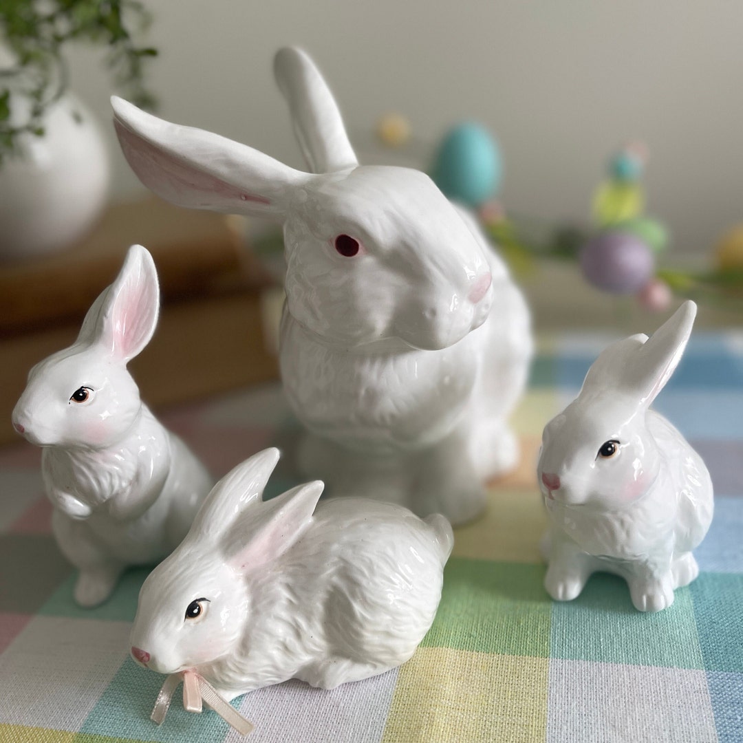Easter Rabbit Family - Momma Bunny and Three Babies - Midwest Imports ...