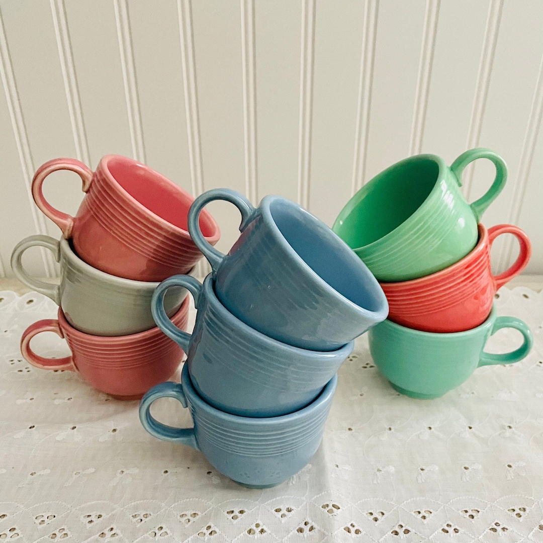 SALE: Fiestaware Coffee Cup ~ Mix + Match ~ Colorful Coffee Tea Cup ...