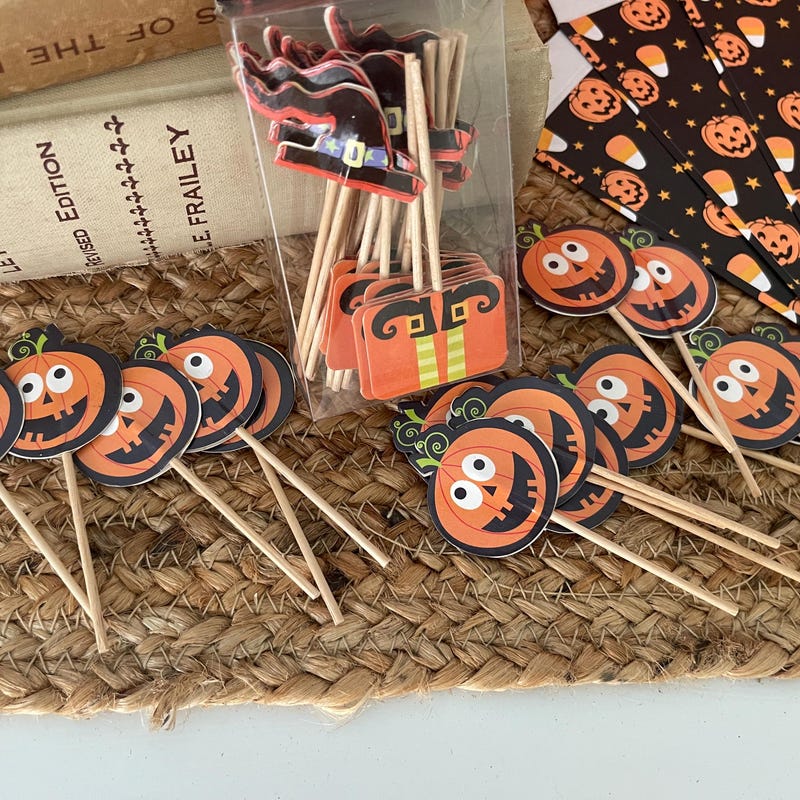 Halloween Toothpicks - Etsy