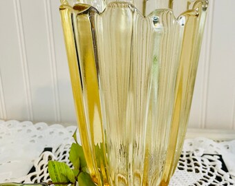 Heavy Flower Vase | Etsy