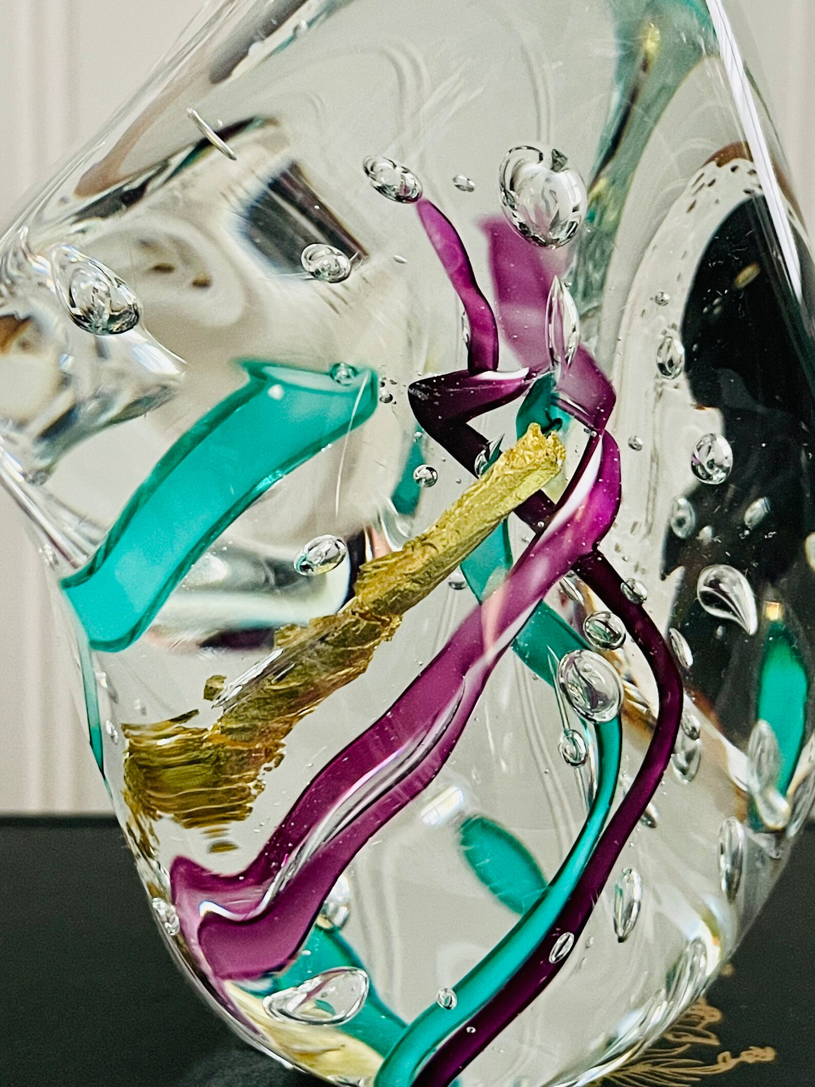 Vintage Paperweight Hand Blown Free Form Art Glass - Etsy